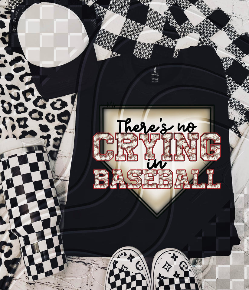 No crying in Baseball - Faux Embroidery - Digital Download- PNG ...